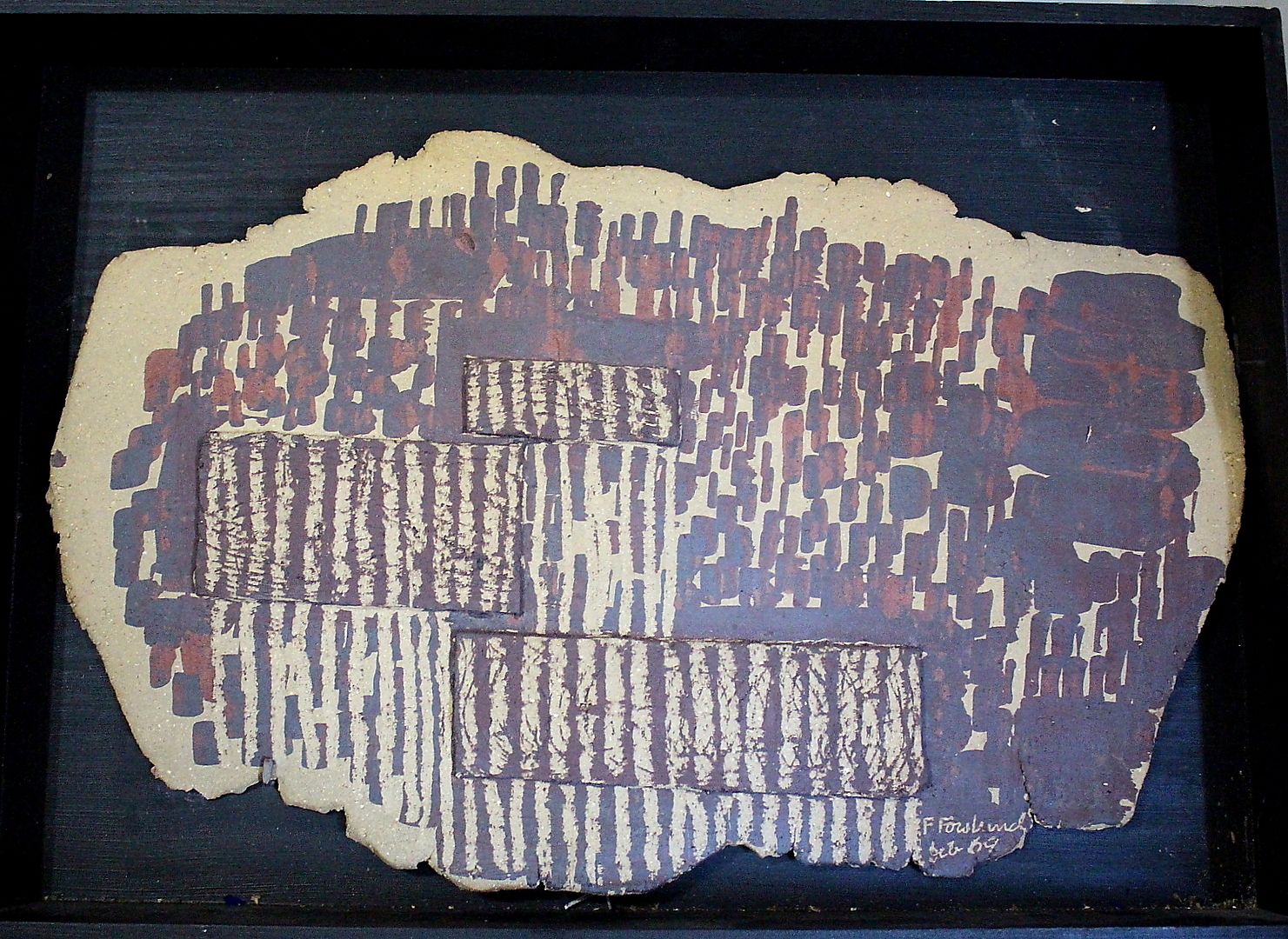 Images for 1044490. FRED FORSLUND. wall reliefs, ceramics, signed F ...