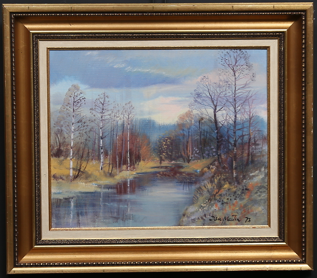 Images for 1253682. DAN MARTIN. Oil on canvas, signed and dated 73 ...