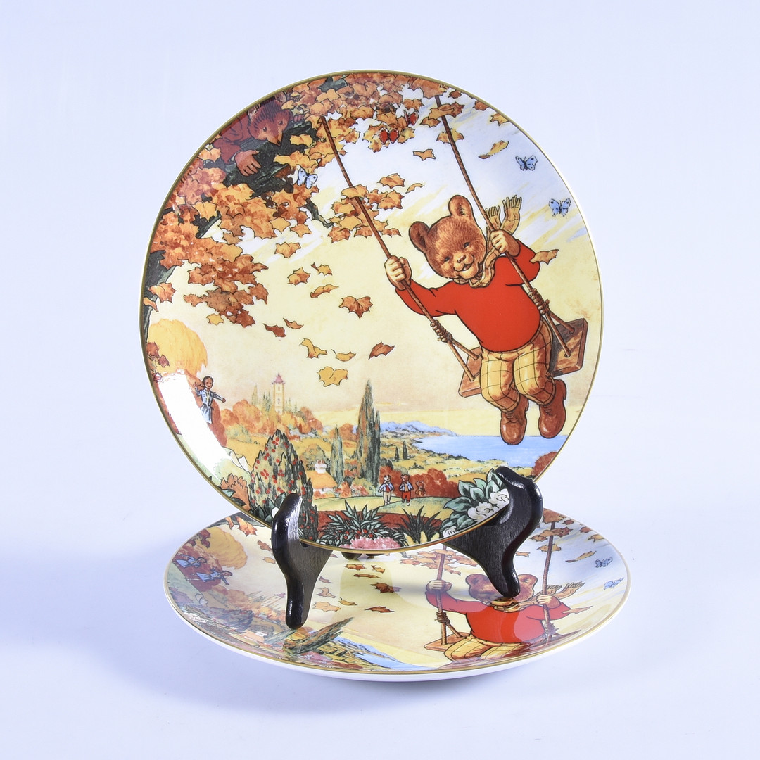 Images for 1309887. COLLECTOR'S PLATES, 2 pieces, porcelain, Rupert ...