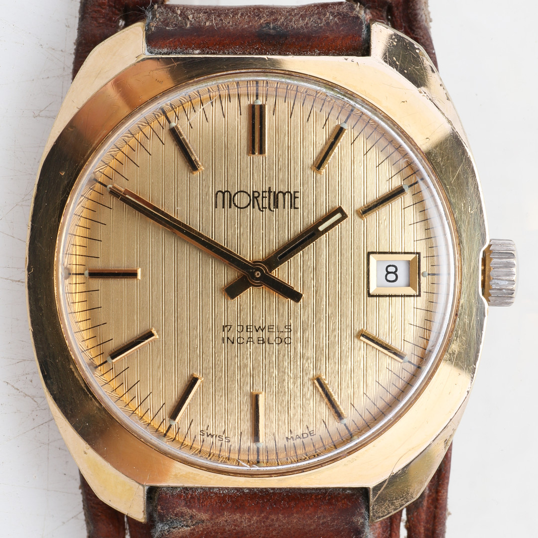 Images for 1370005. BRACELET WATCH, men, Moretime, 17 jewels, Incabloc ...