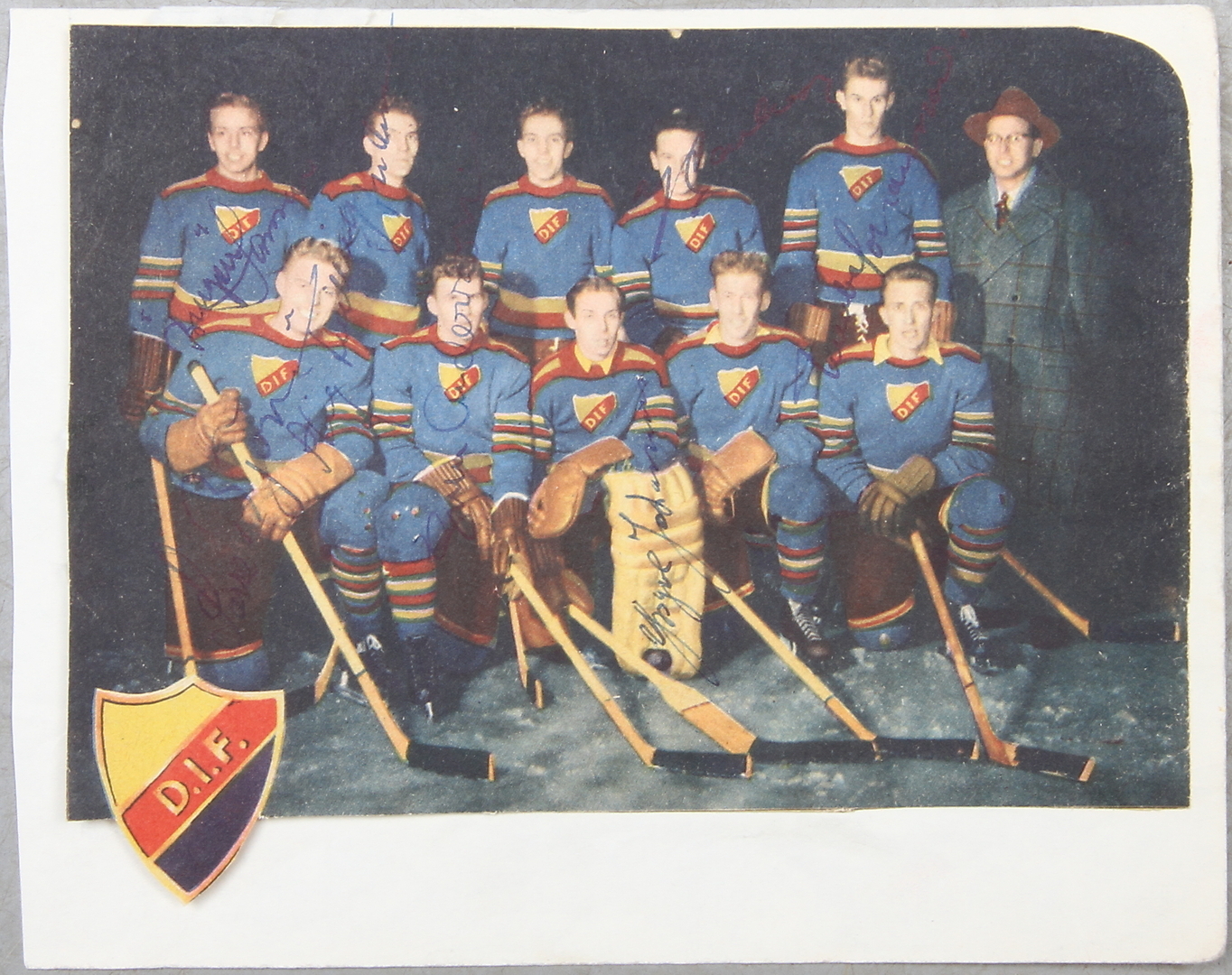 Images for 144270. AUTOGRAPHS, Ice Hockey, Djurgårdens IF 1952. - Auctionet
