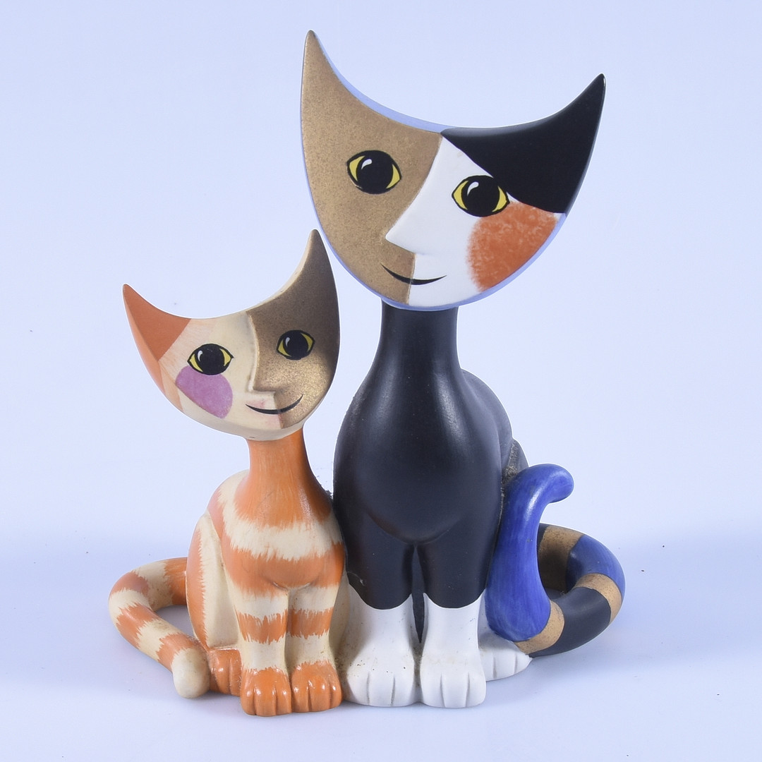 Images for 1448573. FIGURINE, cat, porcelain, Rosina Wachtmeister, Goebel. - Auctionet