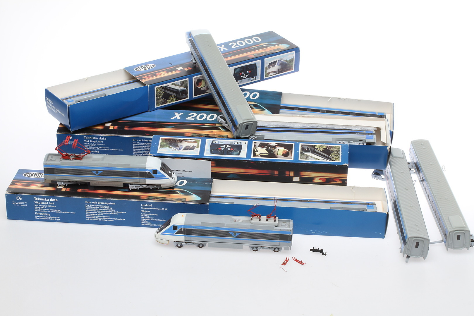Images for 155658. MODEL TRAIN HELJAN X2000. Digital. Engine part with ...