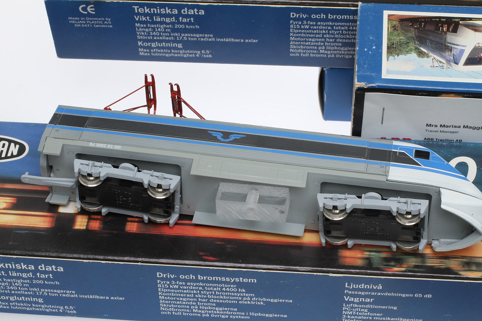 Images for 155658. MODEL TRAIN HELJAN X2000. Digital. Engine part with ...