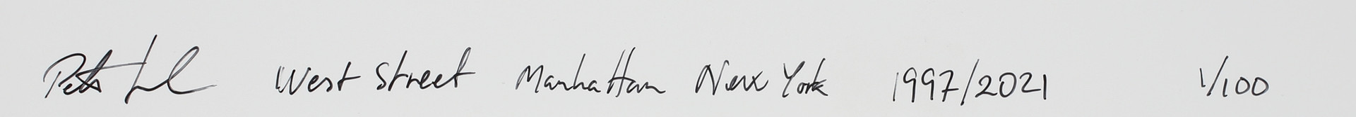 Images for 1607421. PETER JANHANS. Photograph, West Street, Manhattan ...