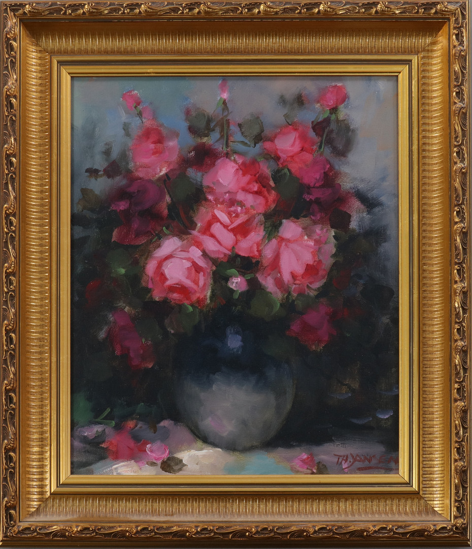 Images for 1669176. THEODOR JANSEN. oil on canvas, Still life with ...