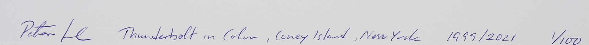 Images for 1669821. PETER JANHANS. Photograph, "Thunderbolt in color ...