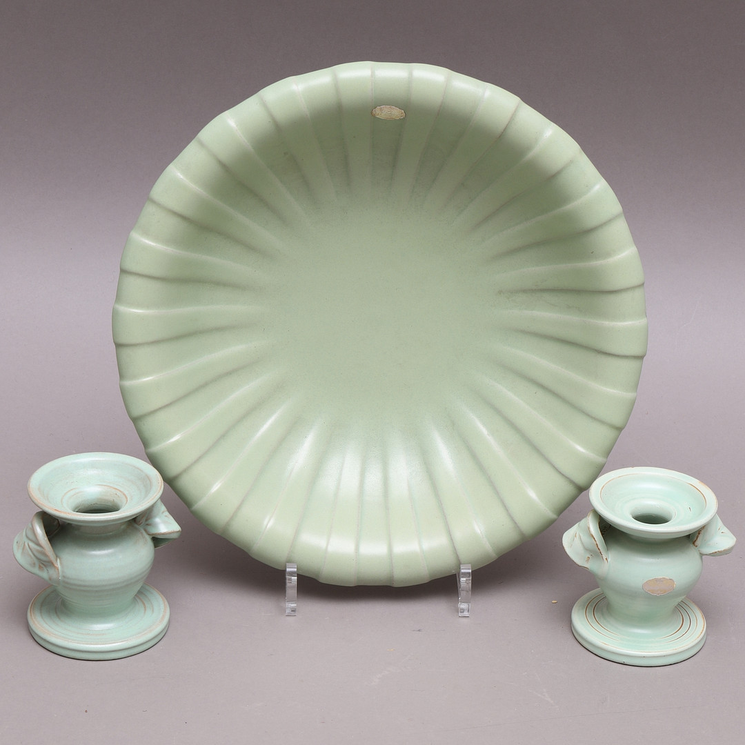 Images for 1696740. BOWLS & CANDLESTICKS, 3 parts, Vicke Lindstrand ...