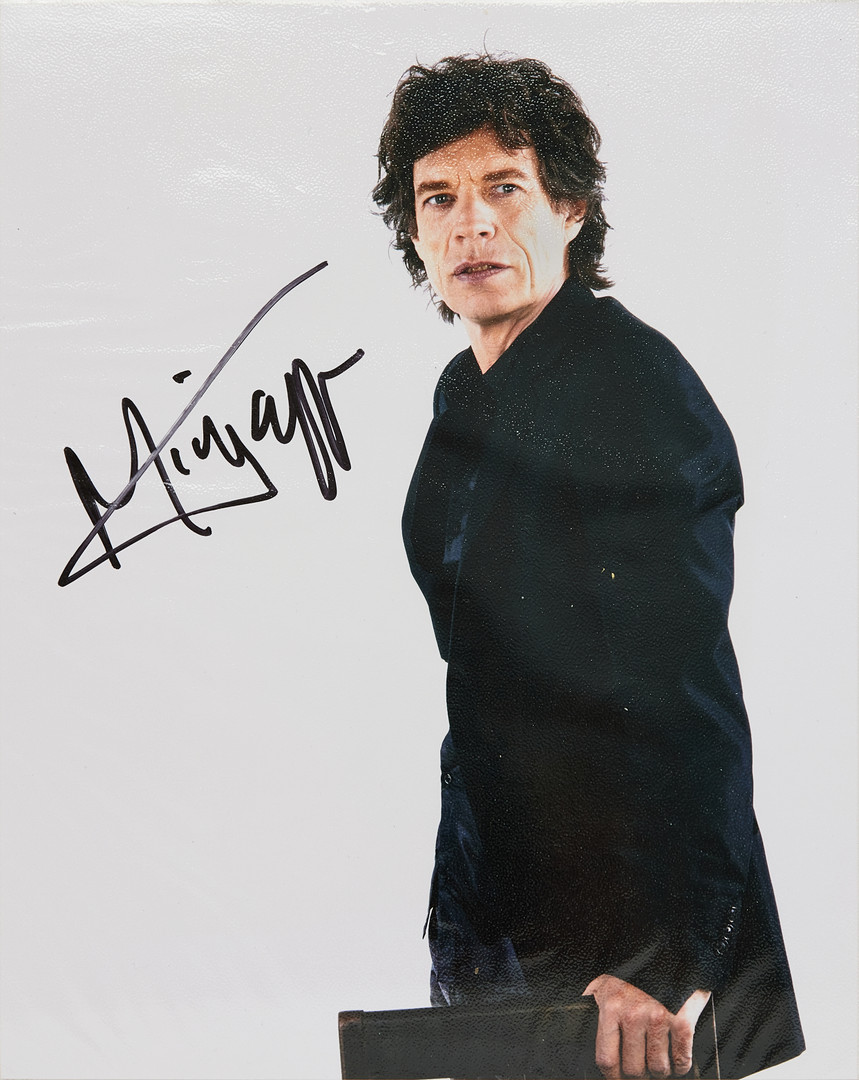 Images for 1727461. Mick Jagger, signed photograph. - Auctionet