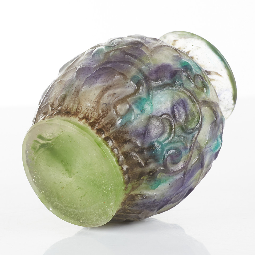 Images for 1730499. GABRIEL ARGY-ROUSSEAU, vase, "Fruits et feuilles ...