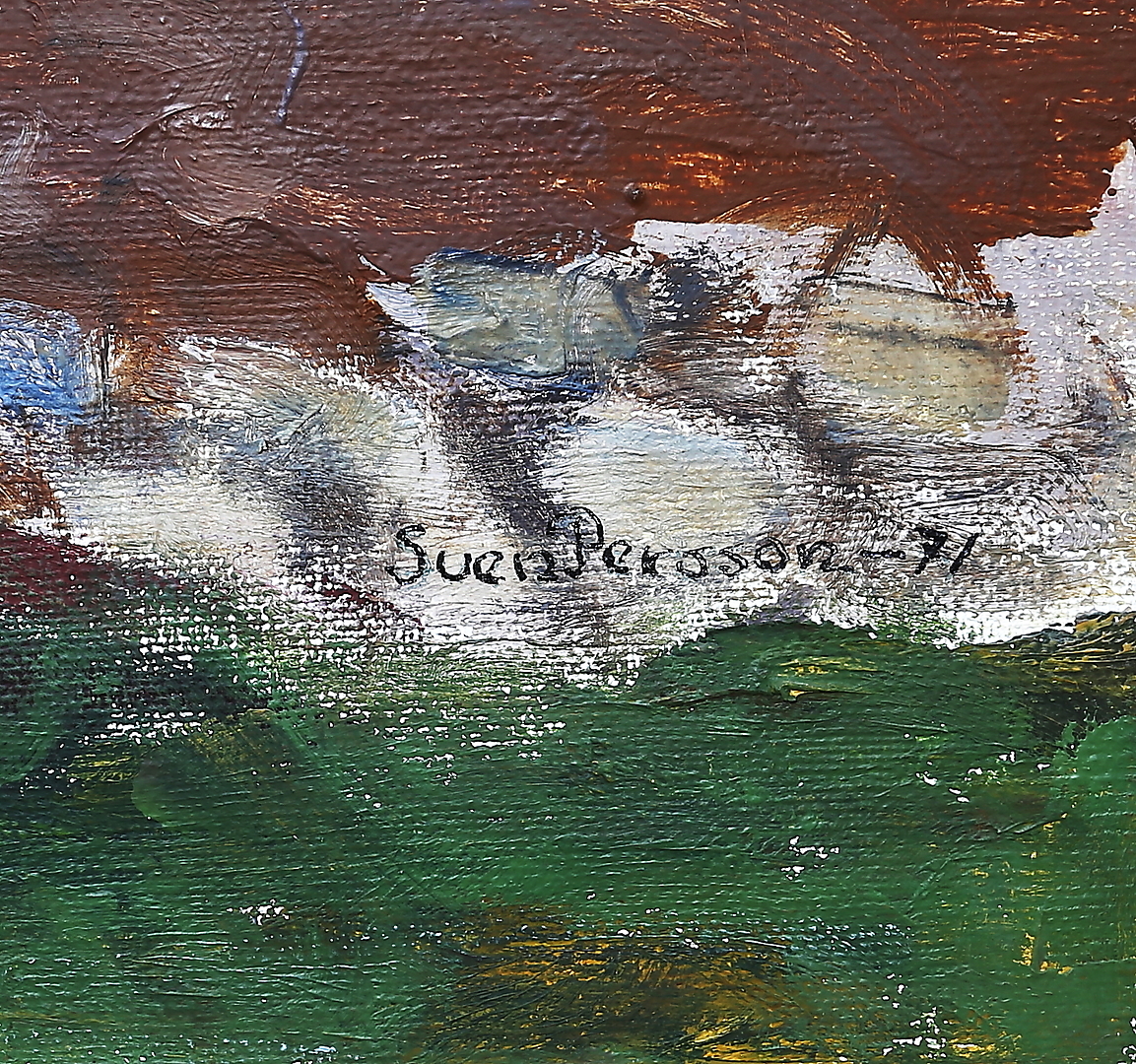 Images for 191049. SVEN PERSSON. "Södra Öland" oil on canvas, signed ...