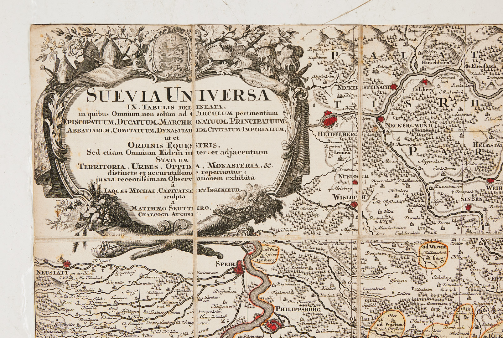 Images for 1946973. Wall map map of Swabia in Germany by Seutter 1725 ...
