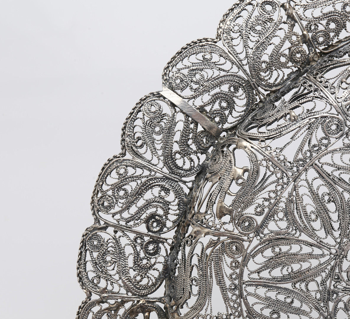 Images for 1950347. Spanish silver filigree tray, 19th Century - early ...