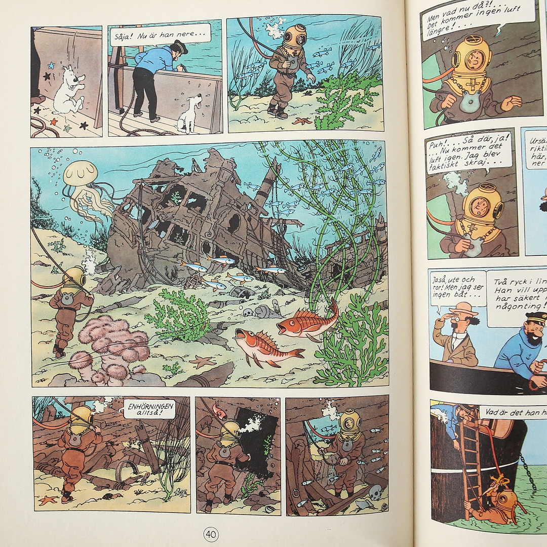 Billeder til 1972944. TINTIN, Hergé, Rackham den rødes skat, 1960'erne ...