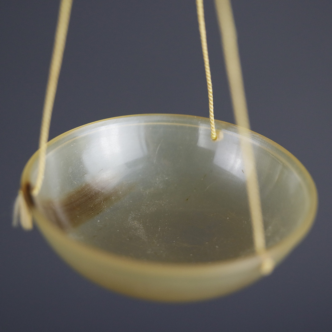 Images for 1974078. BALANCE SCALE with WEIGHTS, brass, horn, late 19th ...