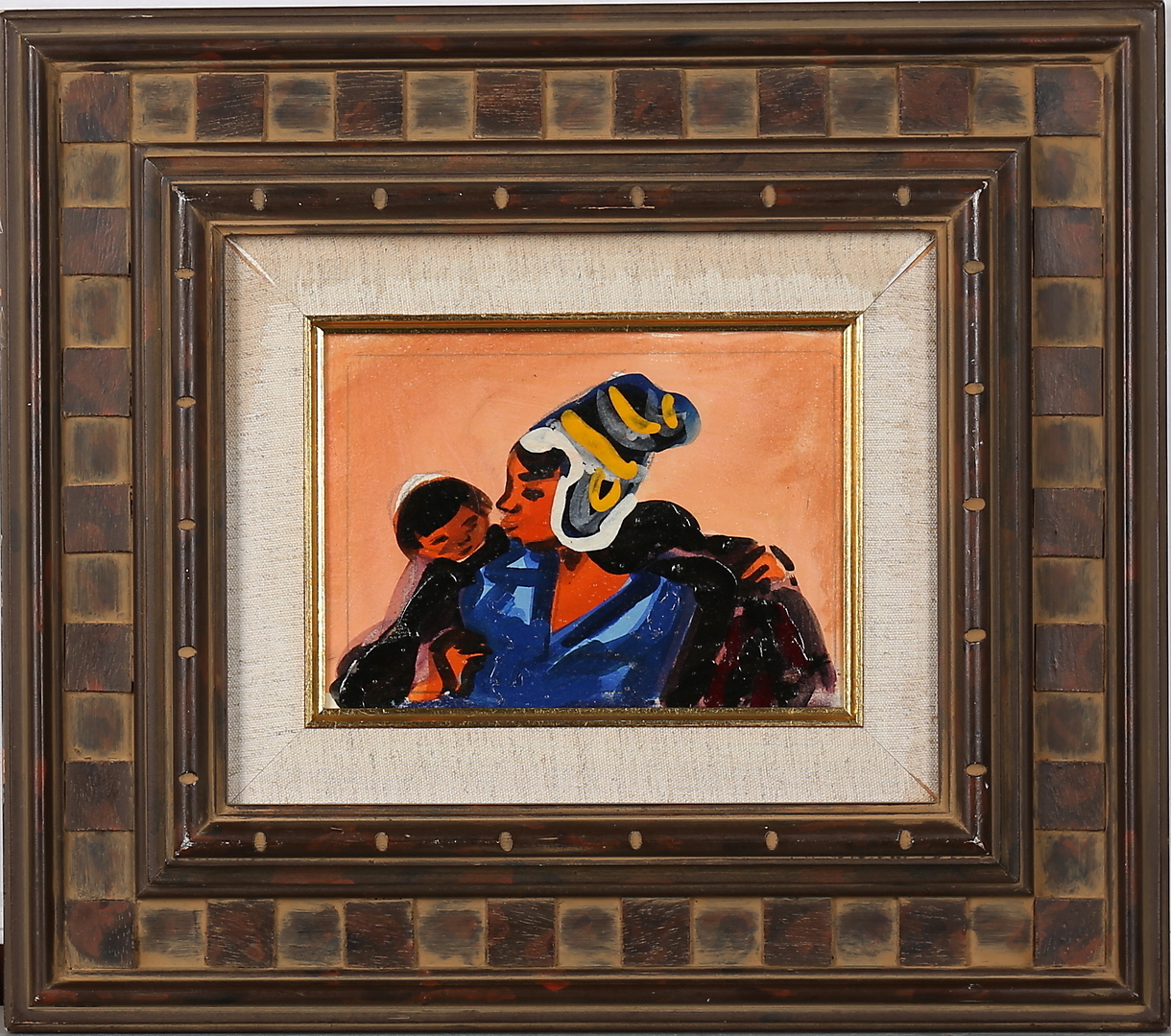 Images for 205338. LARS NORMAN. (2) oil on Board and gouache, a signed ...