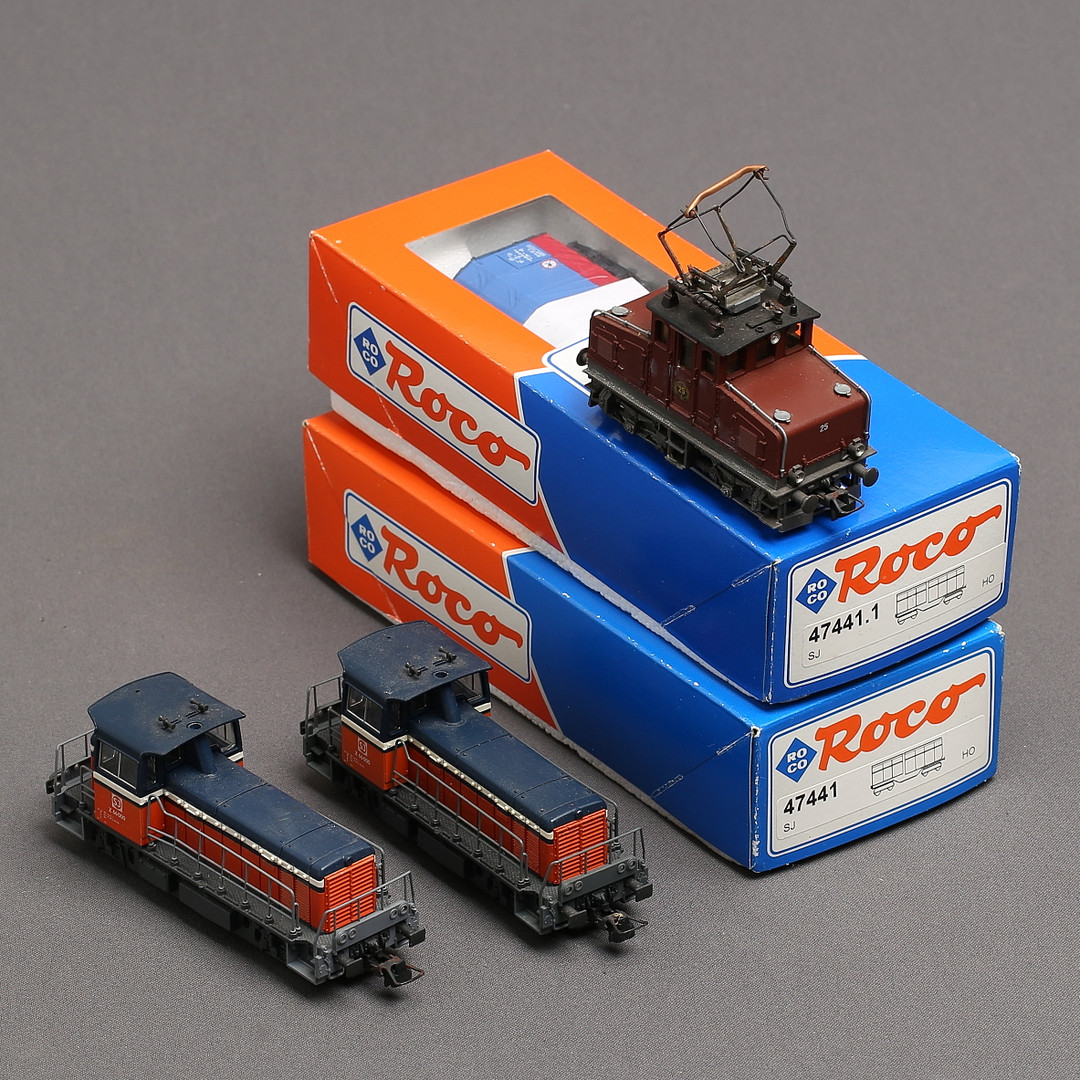 Images for 2055895. 2 ROCO SJ Z66 and LKAB F25 gear locomotives and 2 ...