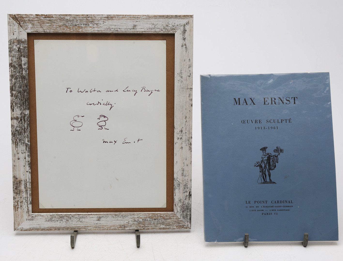 Images for 2087379. MAX ERNST. Drawing, dedication and signature of Max ...