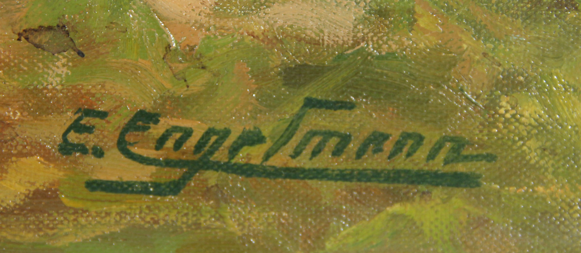 Bilder för 212409. ERNST JULIUS ENGELMANN. Oljemålning på duk, Två ...