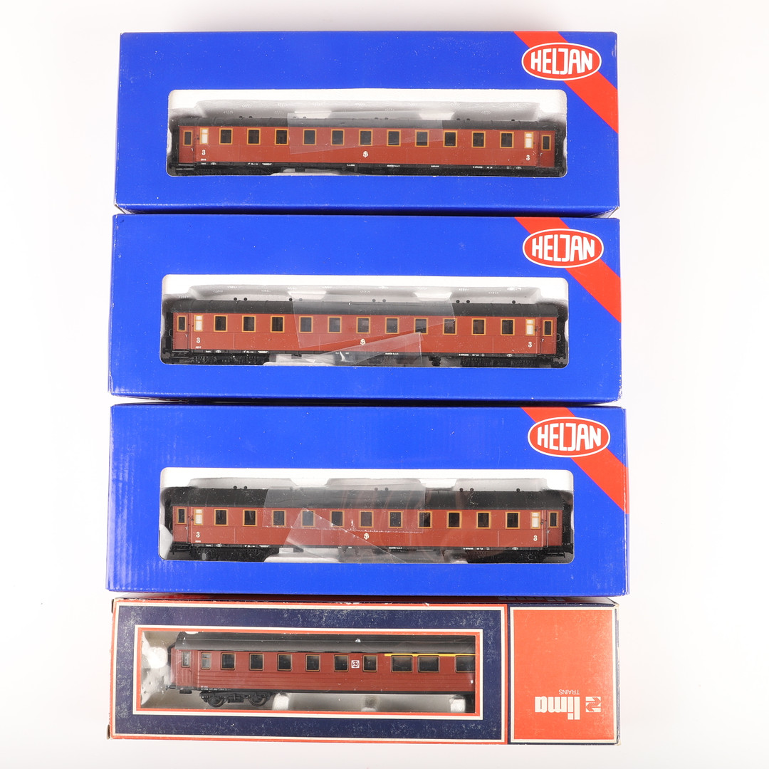 Images for 2127162. CARS, SJ, 4 units, Heljan/Lima, Denmark/Italy ...