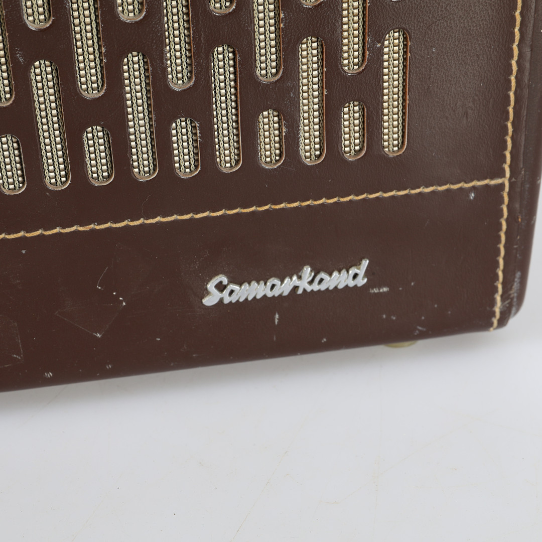 Images for 2127585. TRANSISTOR RADIO, leather, Monark, Samarkand, mid ...