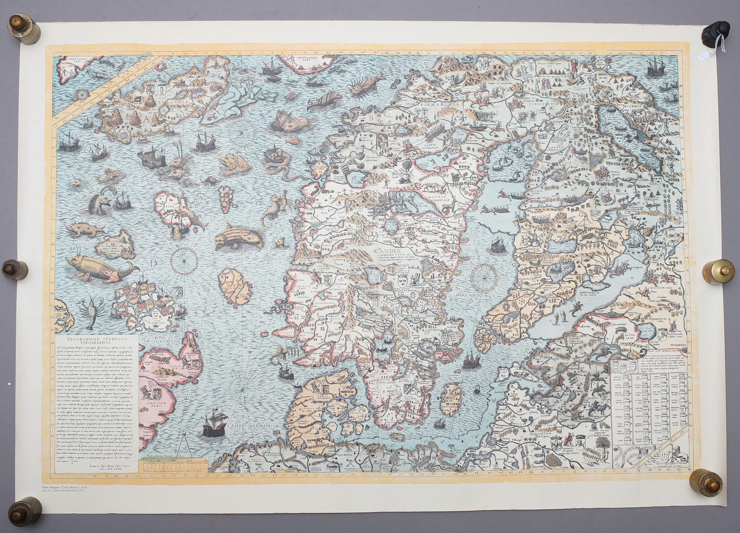 Images for 2159509. MAP, after Olaus Magnus, "Carta marina", 1539, A ...