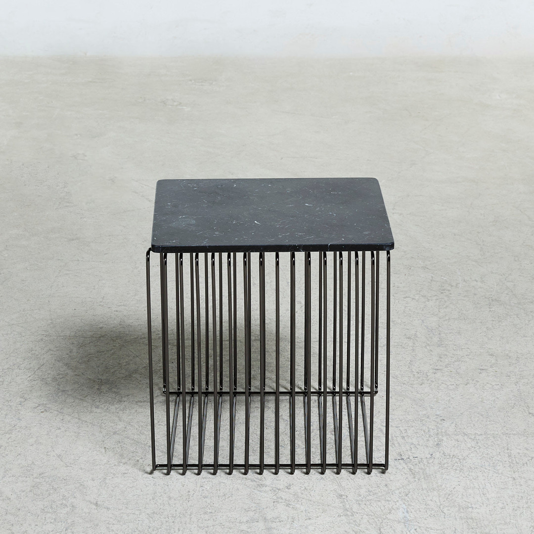 Images for 2166426. VERNER PANTON. Side table with marble top, "Panton ...