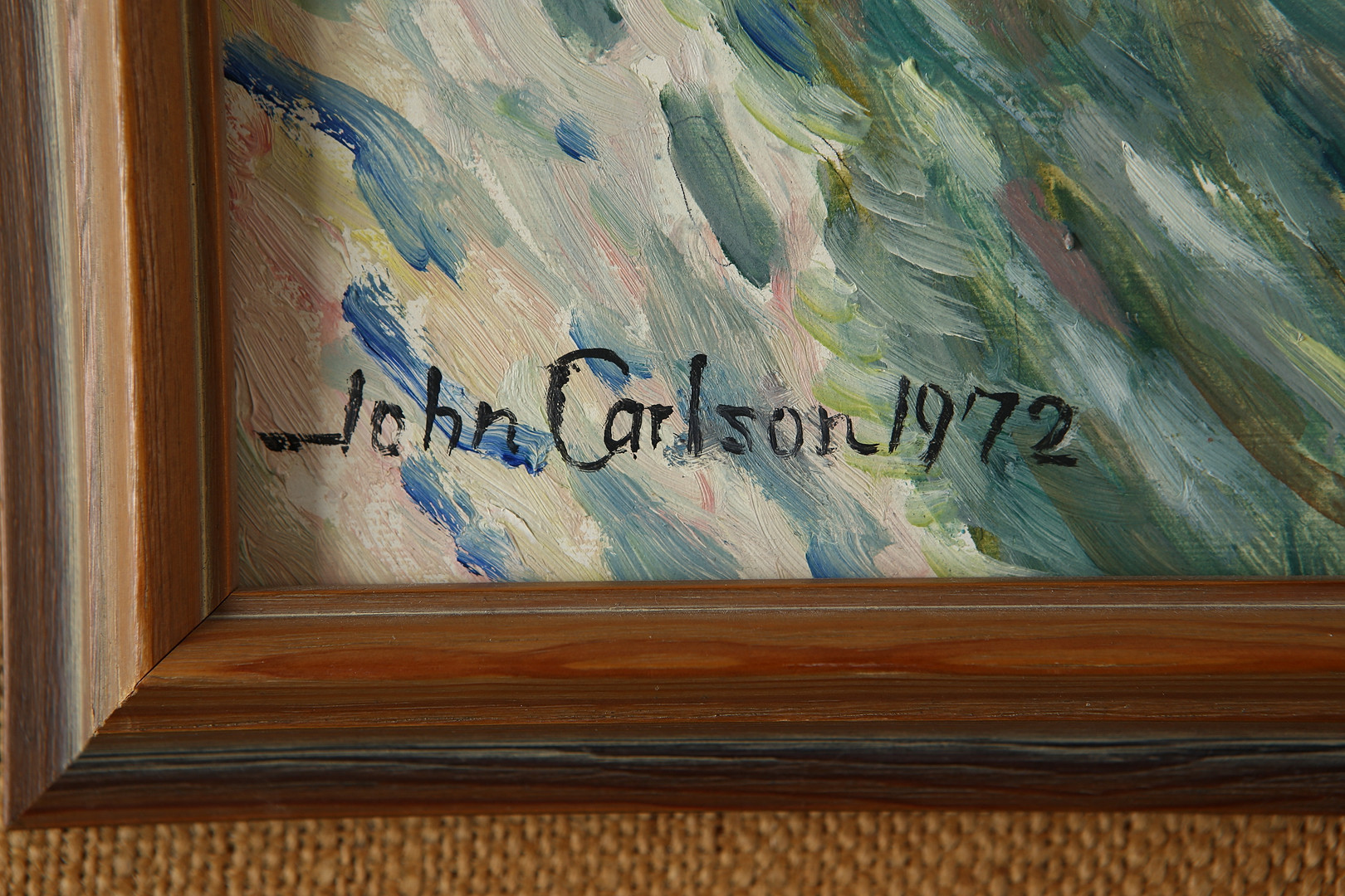 Images for 2170431. JOHN CARLSON. Olle Olsson Huset, oil on Board ...