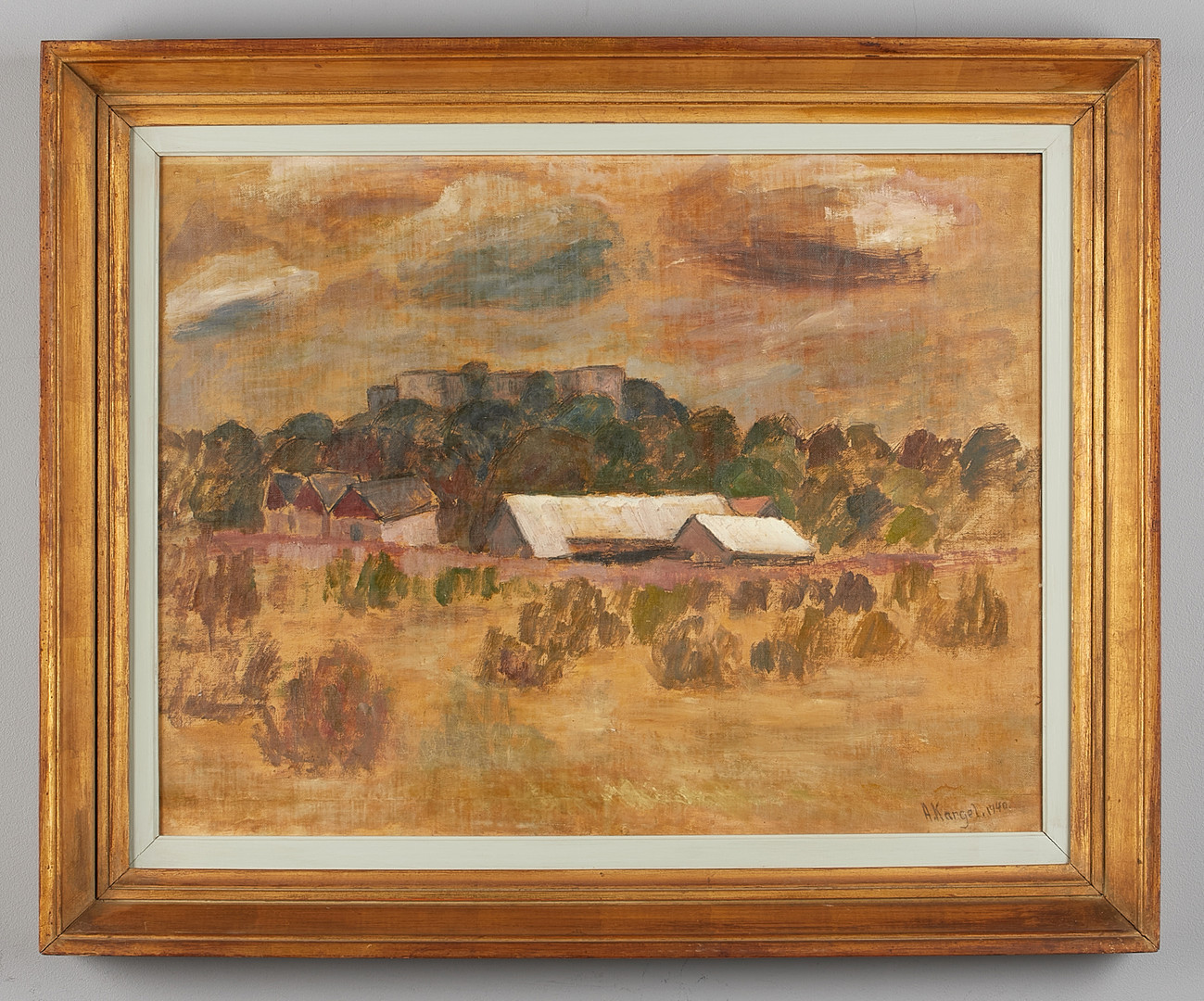 2186377. AXEL KARGEL. Borgholmin linnan rauniot - Öölannin, signeerattu ...