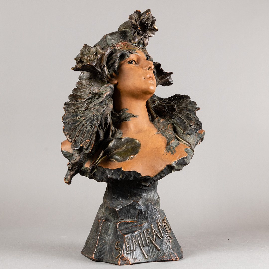 Images for 2206038. ALFRED JEAN FORETAY (1861-1944). Art Nouveau bust ...