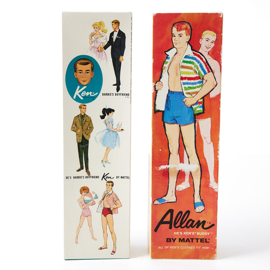 Images for 2232595. KEN AND ALLAN, both marked 1960 By Mattel Inc ...