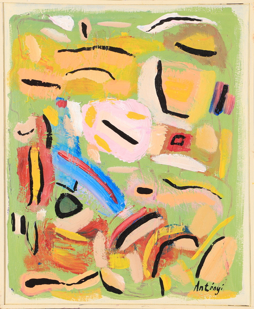 Images for 2237383. IMRE ANTONYI. Figures, oil on canvas, signed ...