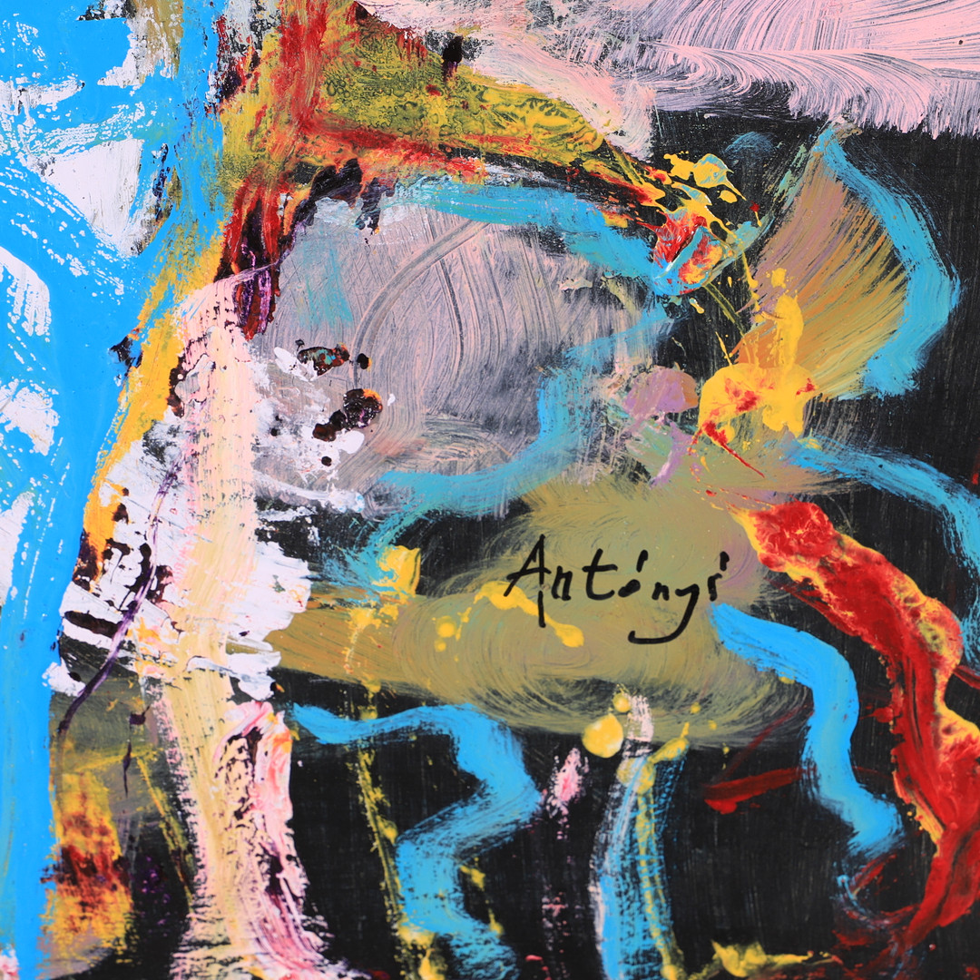 Images for 2237390. IMRE ANTONYI. Figures, oil on Board, signed Antonyi ...