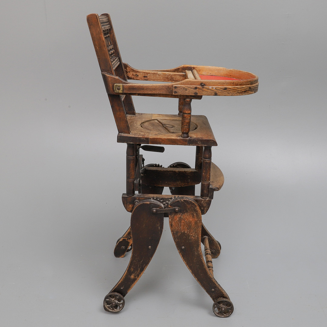 Images for 2280282. A CHILD'S EDWARDIAN OAK HIGH CHAIR. - Auctionet