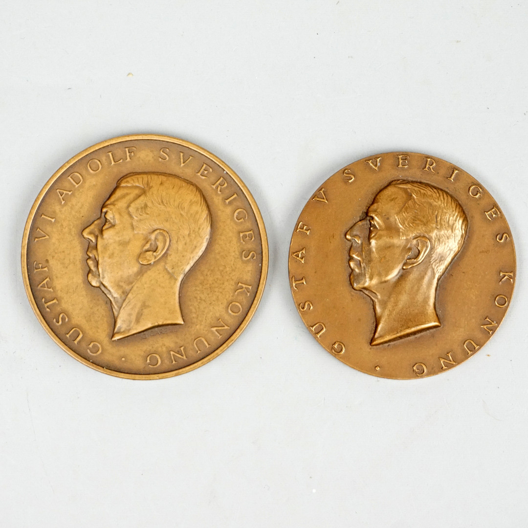 Images for 2296850. MEDALS, 2 pcs, Swedish Masonic Order, Gustav V, and ...