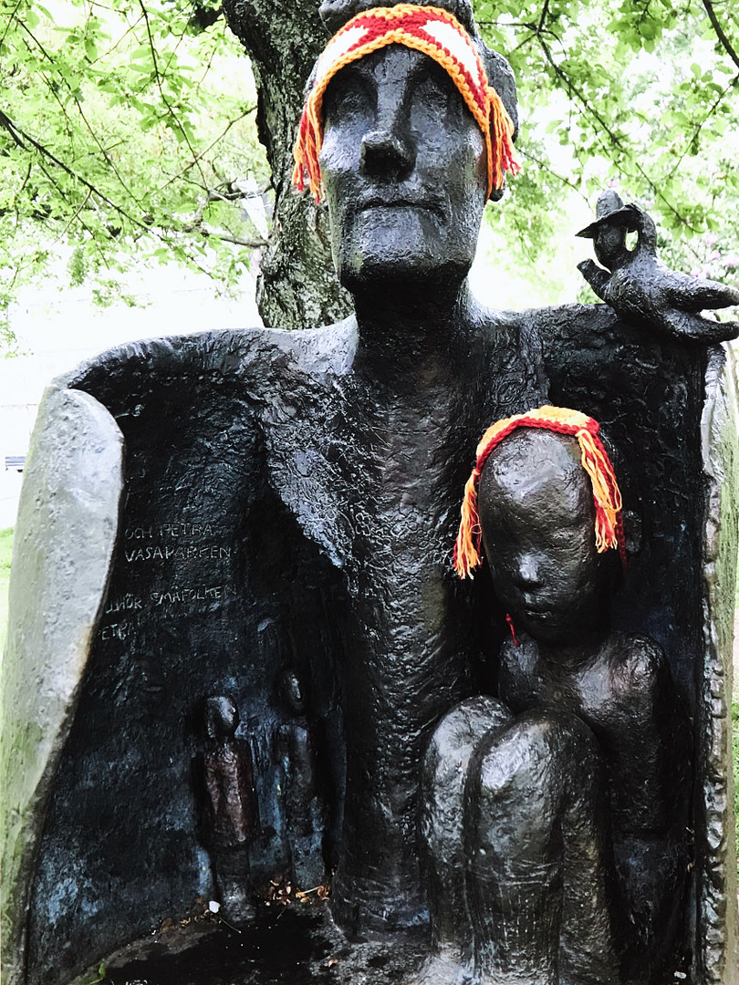 Images for 2299226. NINA ÅSTRÖM. "Astrid Lindgren", with crocheted ...