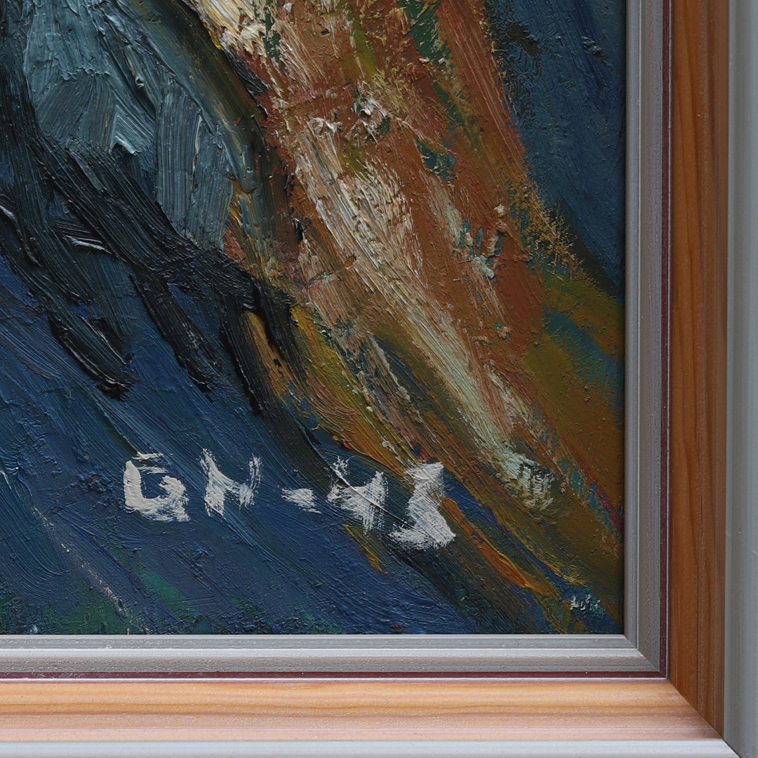 Bilder zu 2311615. GERHARD NORDSTRÖM. Öl auf Platte, signiert GN und datiert -43, sowie verso ...