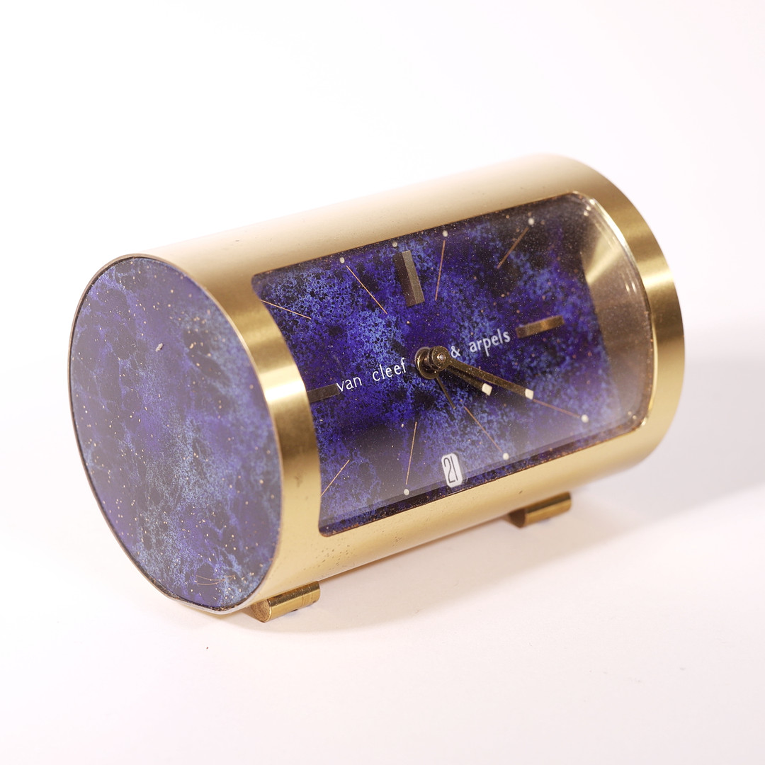 Images for 2315110. VAN CLEEF & ARPELS. TABLE CLOCK WITH ALARM, 1970s ...