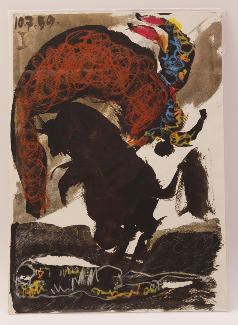 Bilder zu 2326000. PABLO PICASSO. Nach. STIER UND STIERKÄMPFER ...