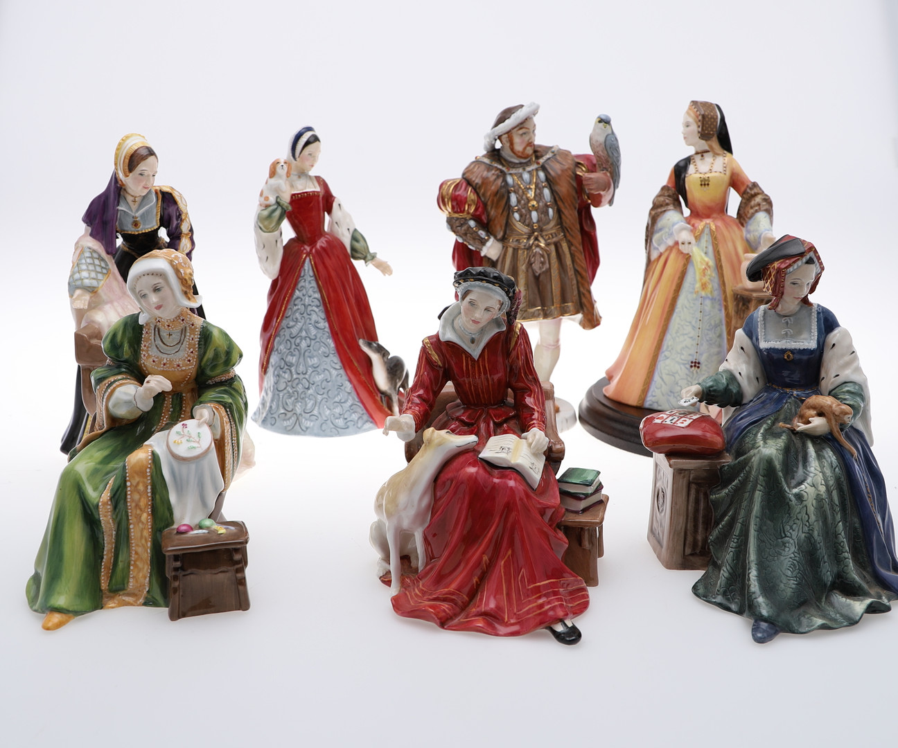 Images for 2369470. A SET OF DOULTON HENRY VIII AND HIS SIX WIVES ...