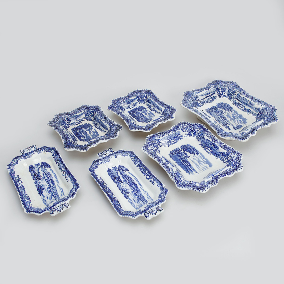 2397785. RUOKAPALVELU, 50 kpl, piikivi, "Svenska Slott", Rörstrand ...