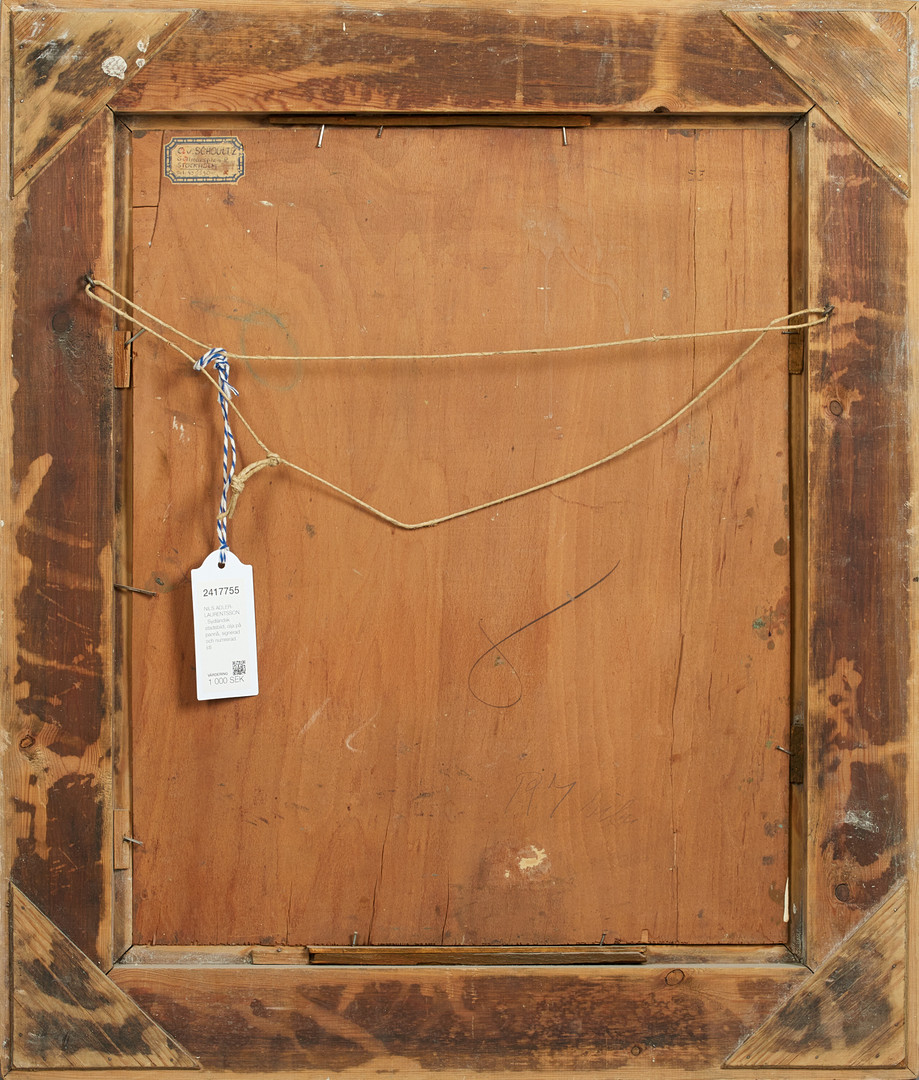 Images for 2417755. NILS ADLER-LAURENTSSON. Southern cityscape, oil on ...