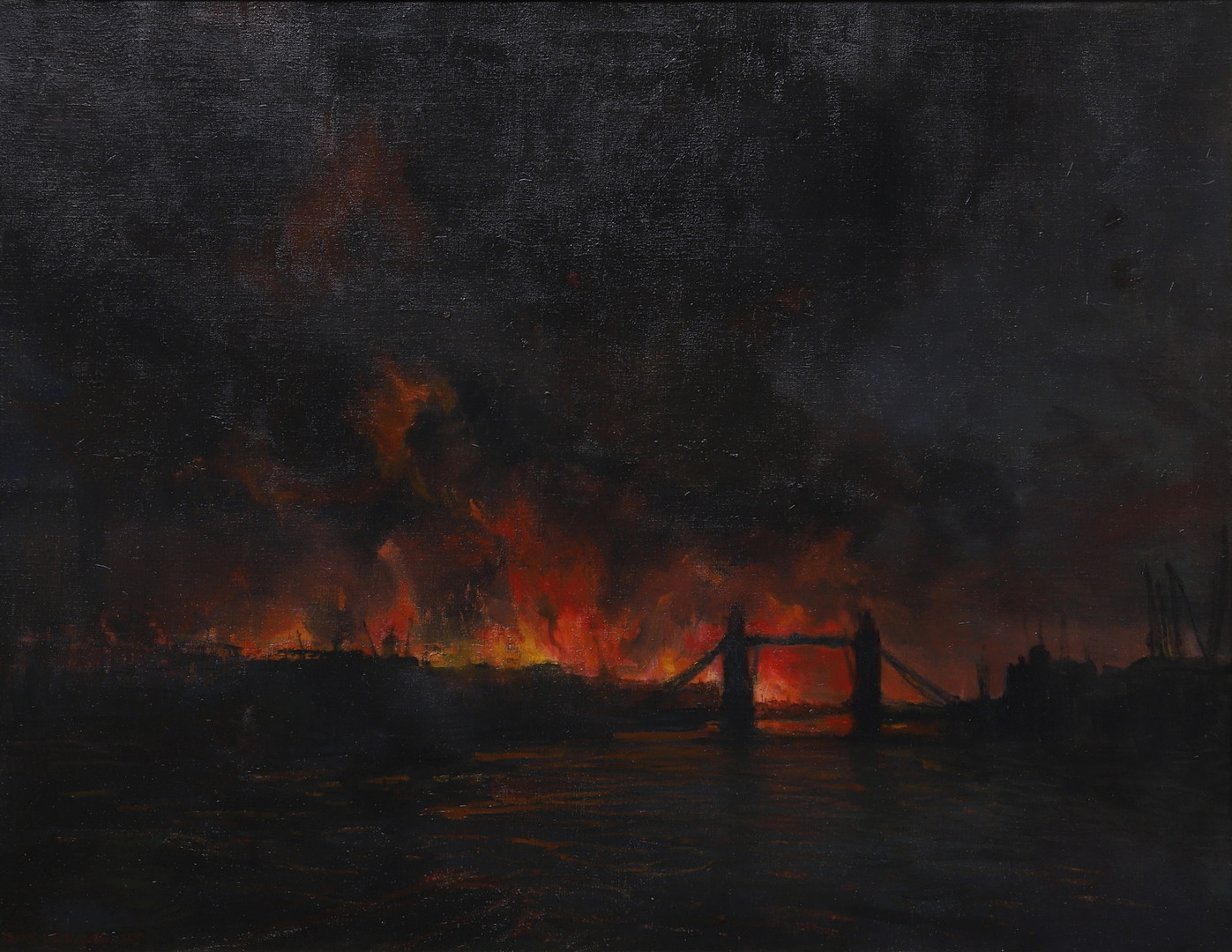 Images for 2429325. FRANK LEWIS EMANUEL. Oil on canvas, "The docks ...