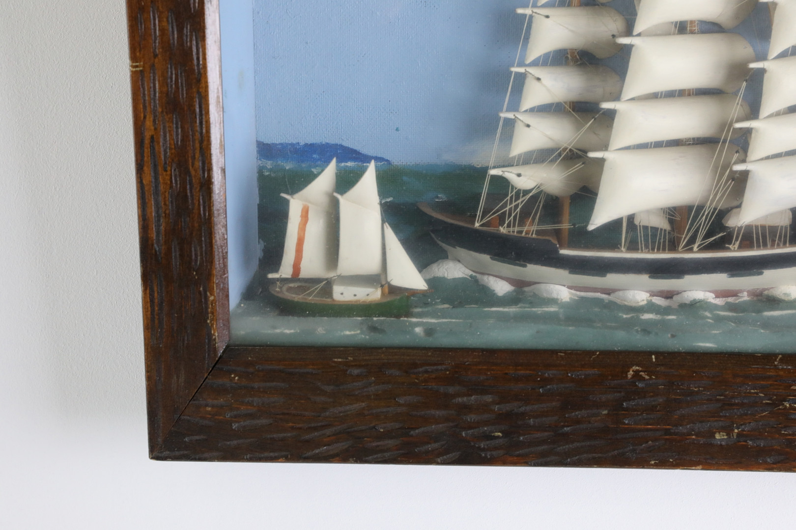 Bilder för 2435750. DIORAMA, halvmodell av skepp, 1900-tal. - Auctionet