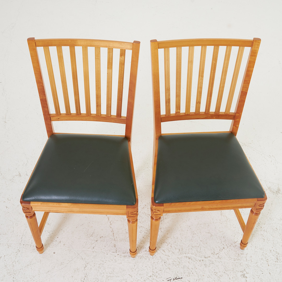 Bilder för 2442384. MATSALSGRUPP, 15 dlr, gustaviansk stil, björk ...