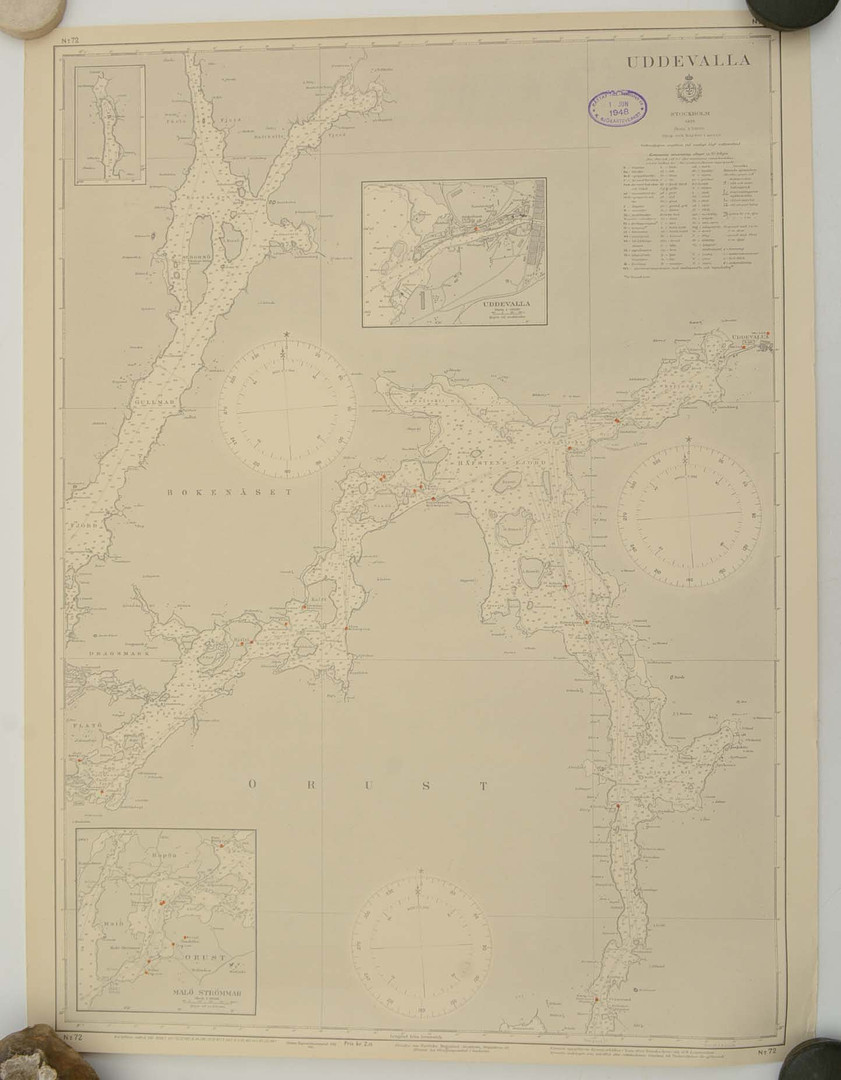 Images for 2443019. Chart. Skagerack and the Bohu coast. 9 maps ...