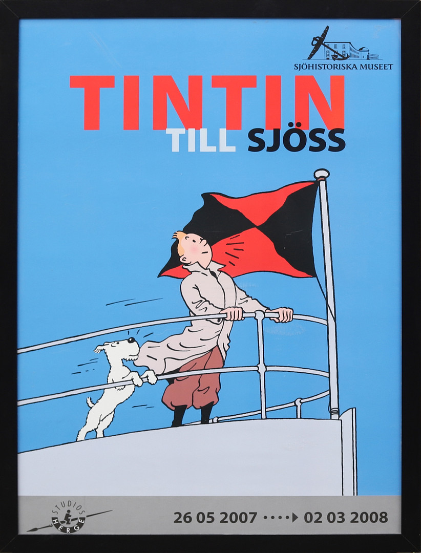 Images for 2465545. EXHIBITION POSTER, Tintin at sea, Sjöhistoriska ...