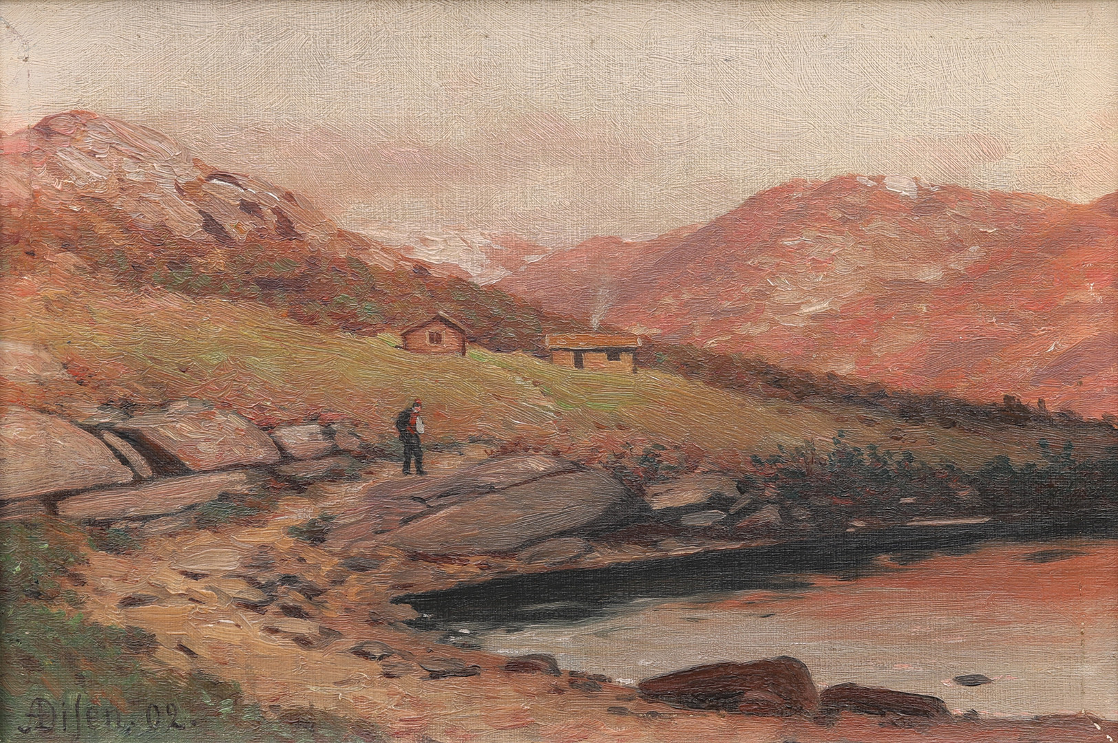 Images for 2477978. ANDREAS EDVARD DISEN. Oil on canvas, signed and ...