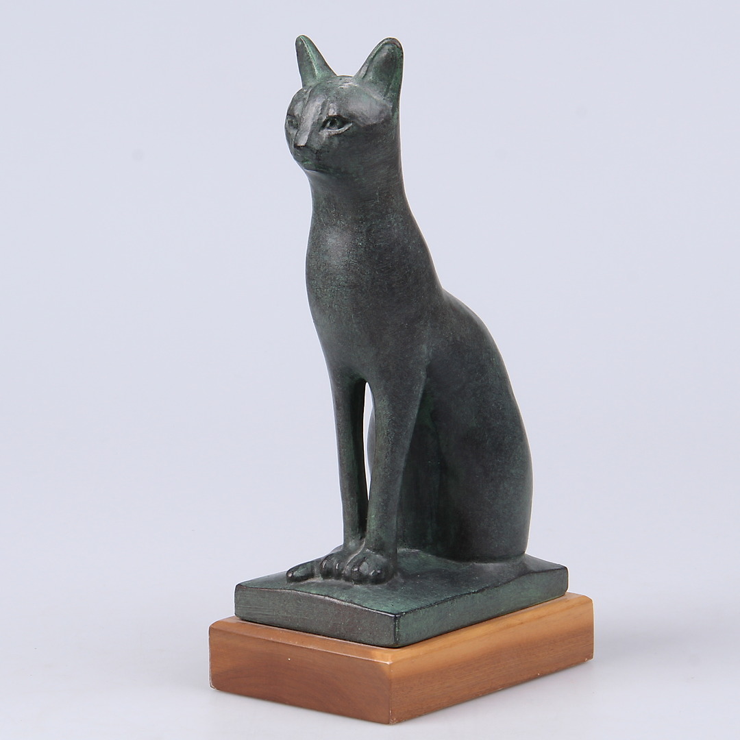 Images for 247891. SCULPTURE, Siamese cat, bronze, Austin Prod Inc ...