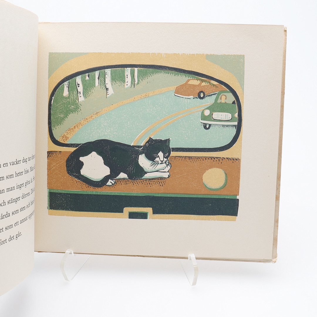 Bilder för 2517025. EVA VON ZWEIGBERGKS OCH SVEN LJUNGBERGS OSKAR KATT ILLUSTRERAD MED ...